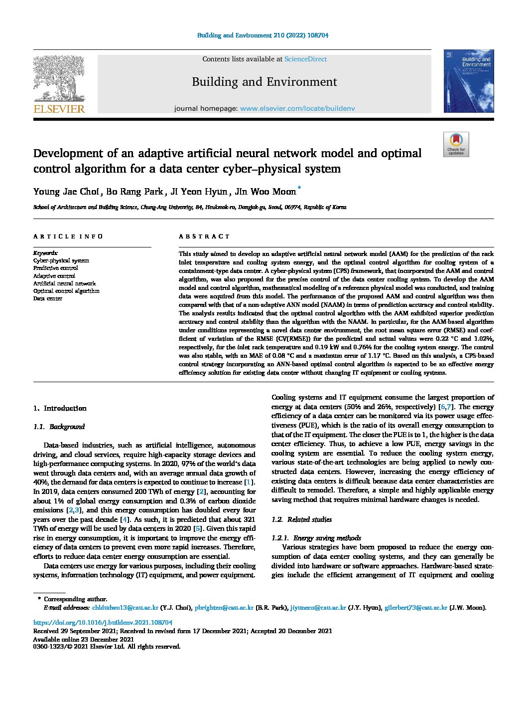 Development Of An Adaptive Artificial Neural Network Model An Optimal